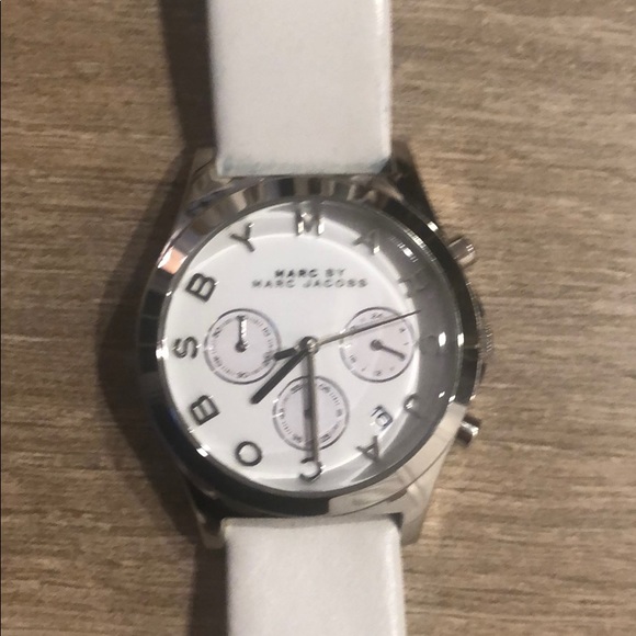 Marc By Marc Jacobs | Accessories | Marc By Marc Jacobs White Leather ...